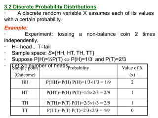 Chapter 3 – Random Variables and Probability Distributions | PPT
