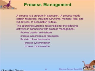 Galvin-operating System(Ch3) | PPT