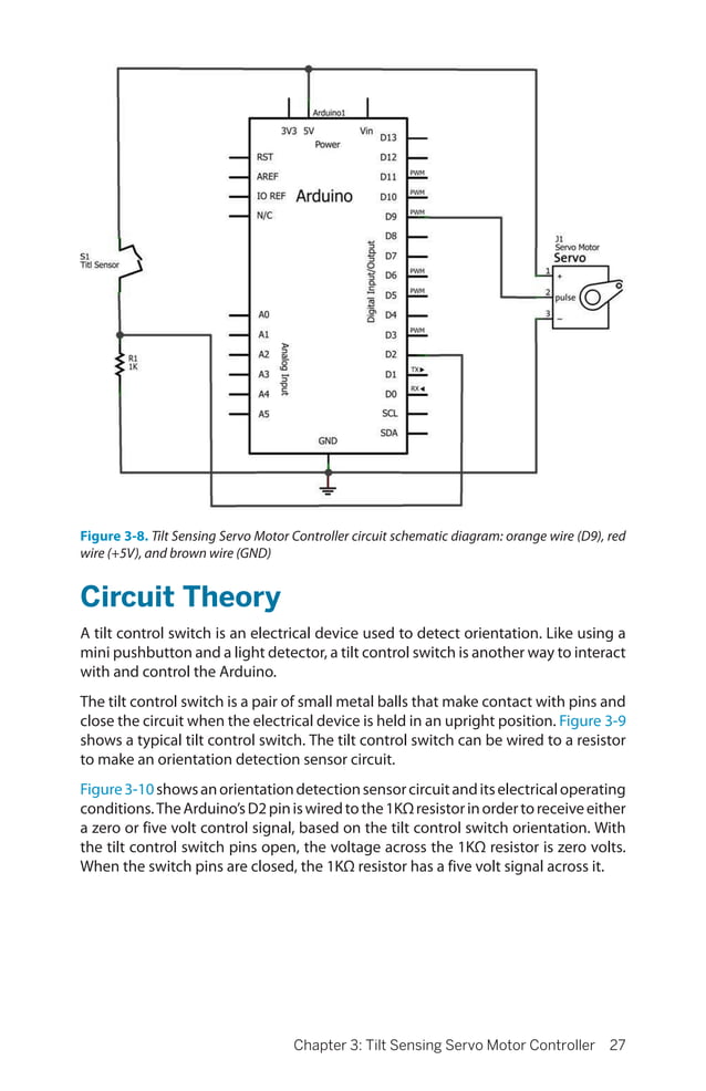Arduino Ch3 : Tilt Sensing Servo Motor Controller | PDF | Computer Peripherals | Computing