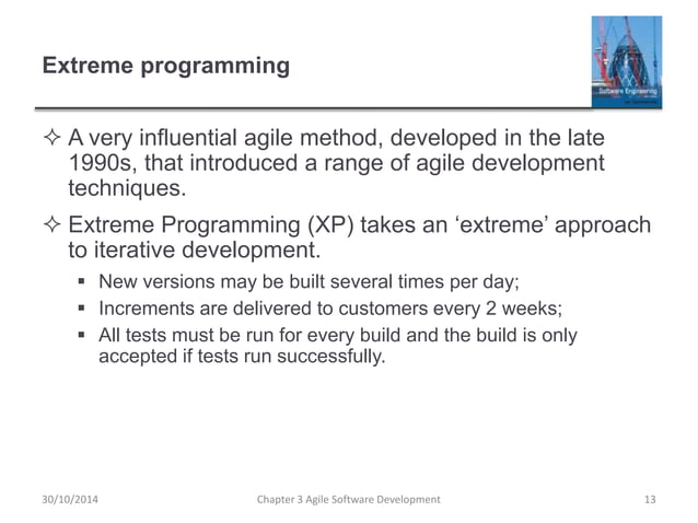 Ch3. agile sw dev | PPT Ch3. agile sw dev | PPT
