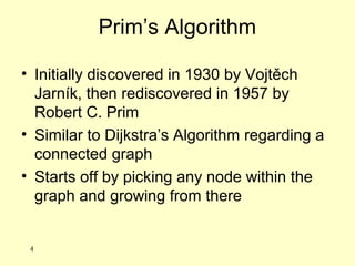 minimum spanning tree | PPT