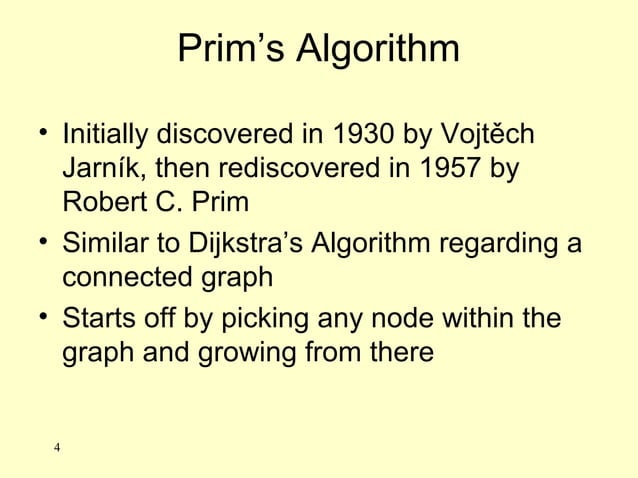 minimum spanning tree | PPT