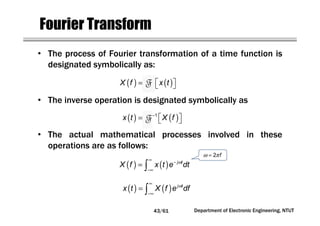 Circuit Network Analysis - [Chapter3] Fourier Analysis | PDF