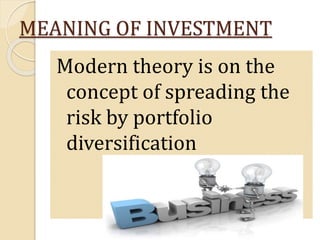 MODERN PORTFOLIO MANAGEMENT | PPTX