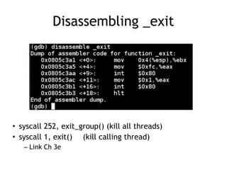 CNIT 127 Ch 3: Shellcode | PPT