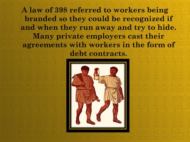 the roman empire, slaves and workers | PPT