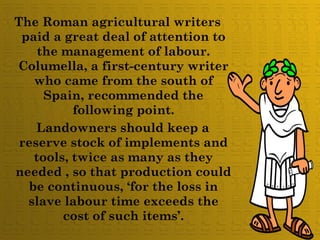 the roman empire, slaves and workers | PPT