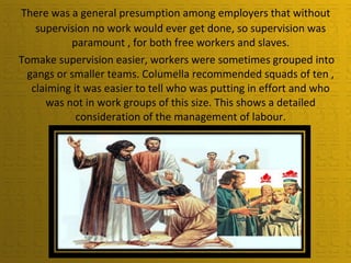 the roman empire, slaves and workers | PPT