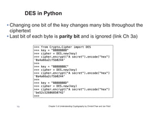 3. The Data Encryption Standard (DES) and Alternatives | PPT
