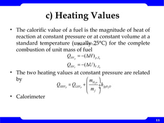 Thermo-chemistry of Fuel Air Mixtures | PPT | Chemistry | Science