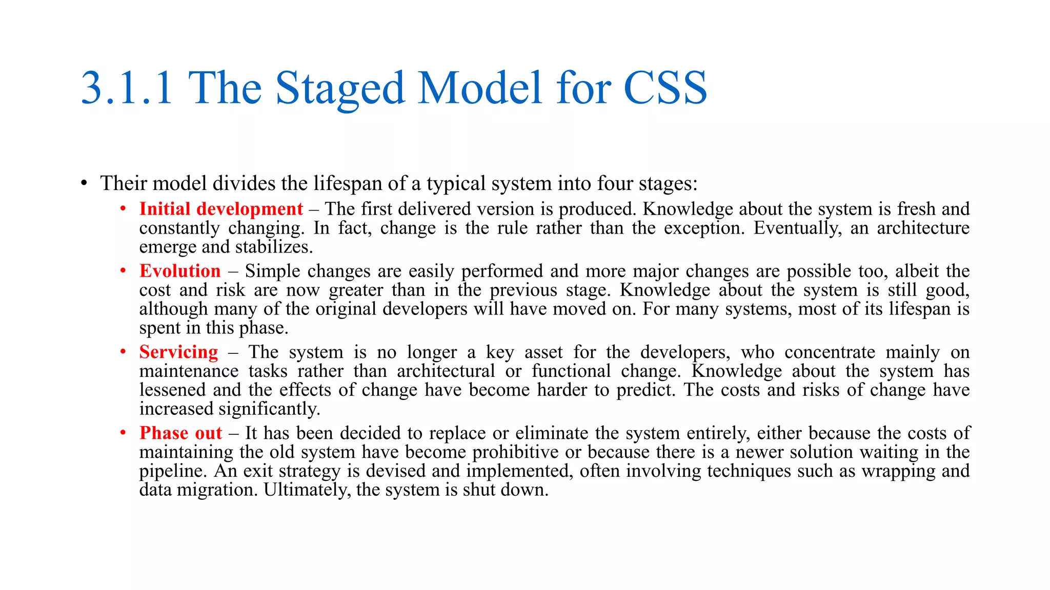 Software Evolution and Maintenance Models | PPTX