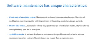 Software Evolution and Maintenance Models | PPTX