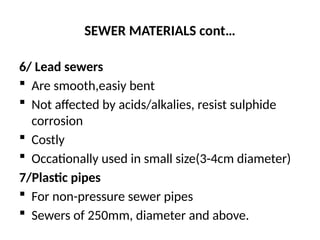 CH3-2-Design of sewer system.power point | PPTX