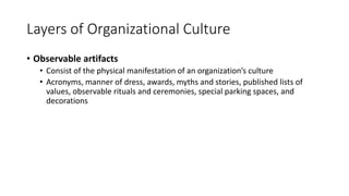 Organizational Culture, Socialization, and Mentoring | PPTX