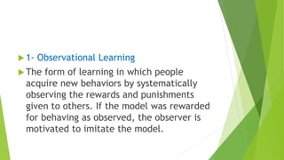 learning in organizationl behavior | PDF