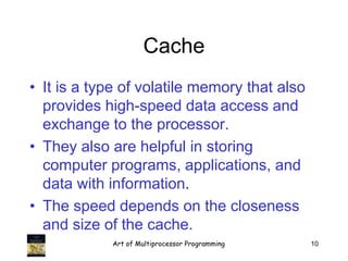 Architecture of cash memory for engineering ch 3.pptx