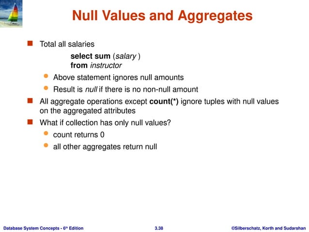 ch3.pptx SQL in DBMS all Chapter with details | PPTX