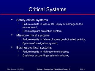 ch3-Software Engineering-Critical- Systems.ppt