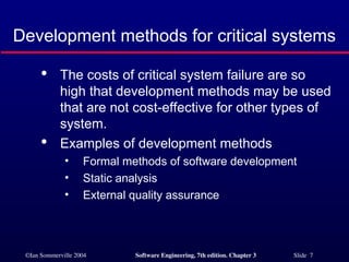 ch3-Software Engineering-Critical- Systems.ppt