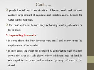 CH 3.pptx water source selection criteria | PPTX