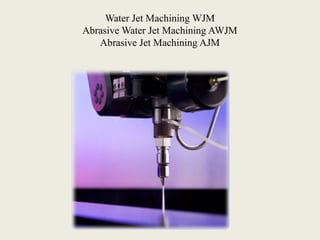 Water jet machining ppt important topics to study | PPT