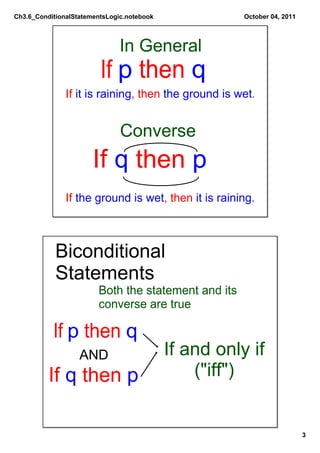 Ch3.6 Conditional Statements | PDF