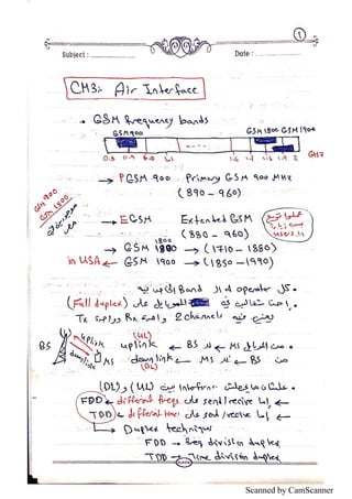 Ch3 air interface | PDF