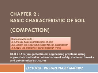 CHAPTER 3 - COMPACTION WORKS OF SOILS | PPT