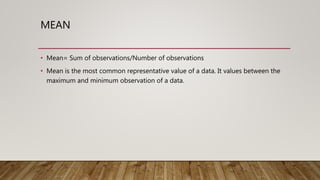 Ch3 data handling | PPTX