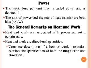 Ch 3 energy transfer by work, heat and mass | PDF