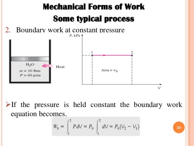 Ch 3 energy transfer by work, heat and mass