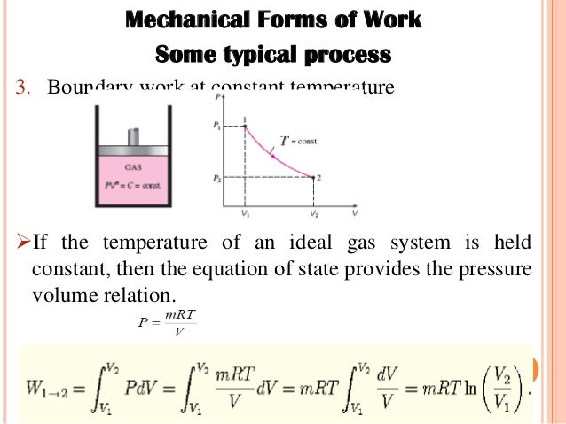 Ch 3 energy transfer by work, heat and mass