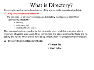File System operating system operating system | PPTX | Operating ...
