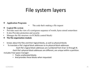 File System operating system operating system | PPTX | Operating ...