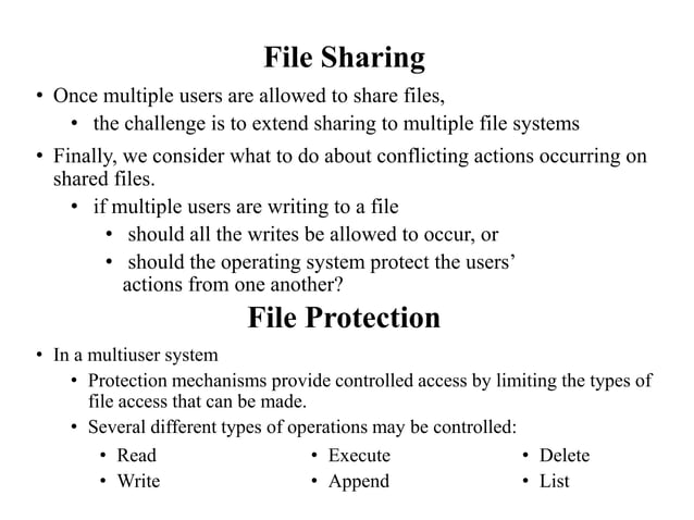 File System operating system operating system | PPT
