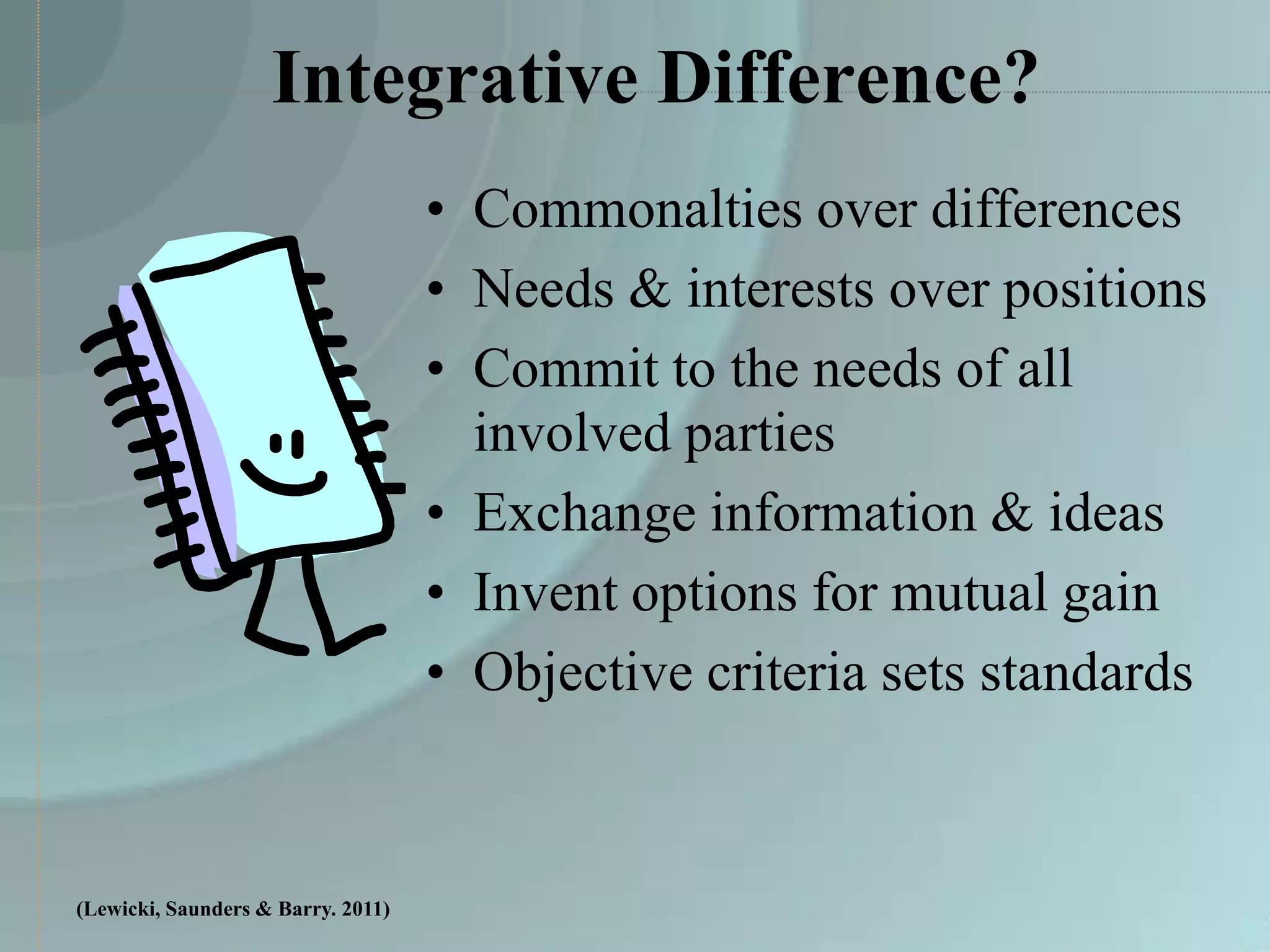 Integrative Negotiation | PPTX