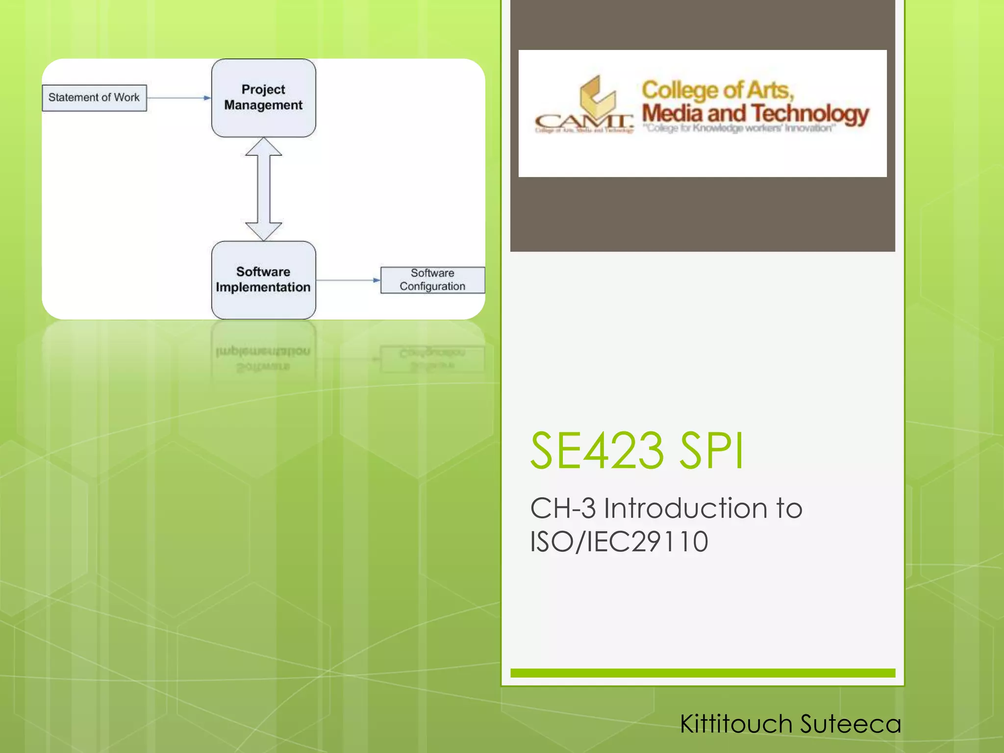 Ch3 introduction to iso29110 | PPT