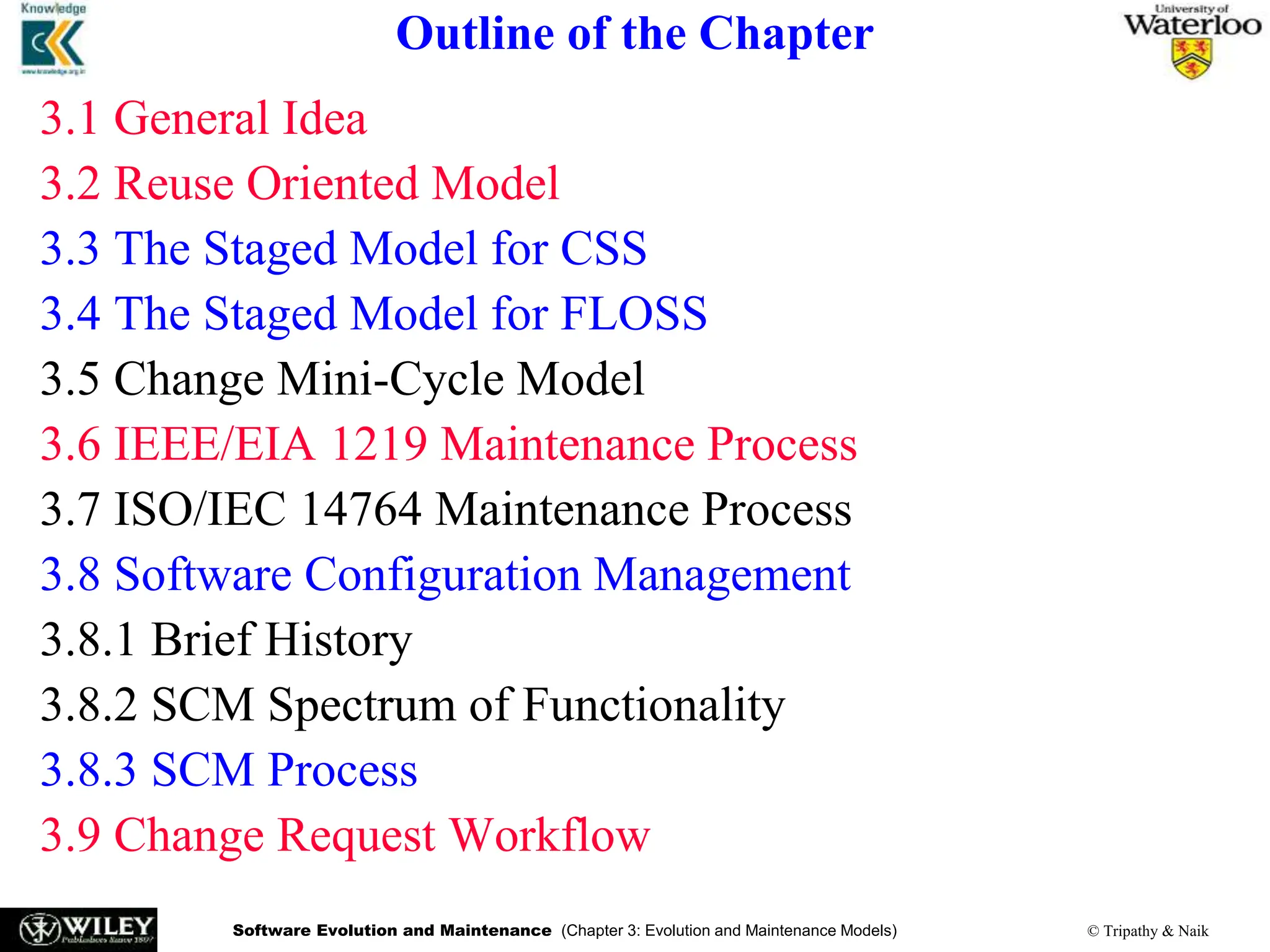 Software Maintenance Chapter 3 Models | PPT