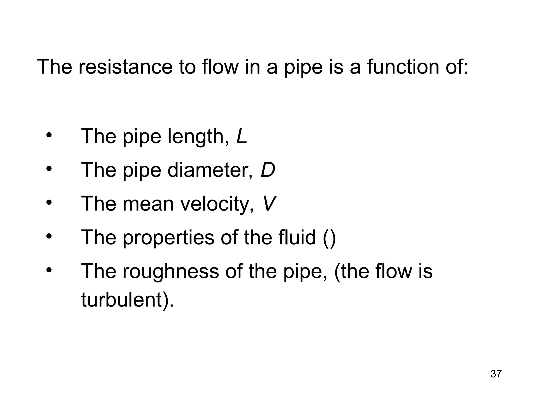 Fluid Mechanics imp Chapter 3 Water FLOW in PIPES .ppt