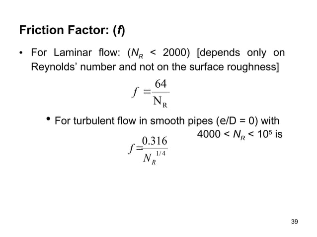 Fluid Mechanics imp Chapter 3 Water FLOW in PIPES .ppt