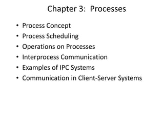 Processes | PPT
