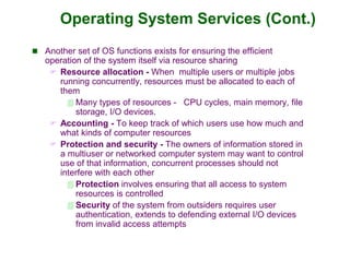 ch3 - operating system structures.ppt | Operating Systems | Computer ...