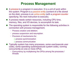ch3 - operating system structures.ppt | Operating Systems | Computer ...