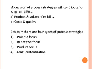Ch 3 process strategies | PPT