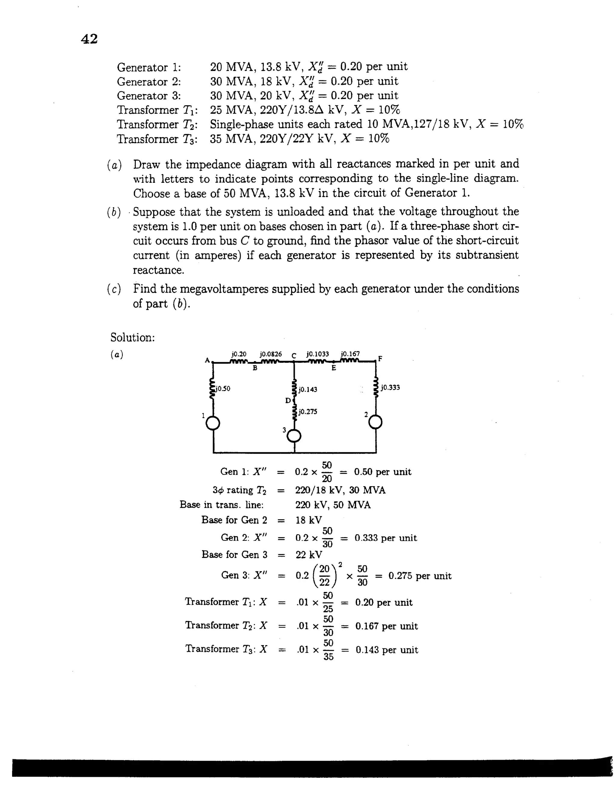 Representation of power system components | PDF