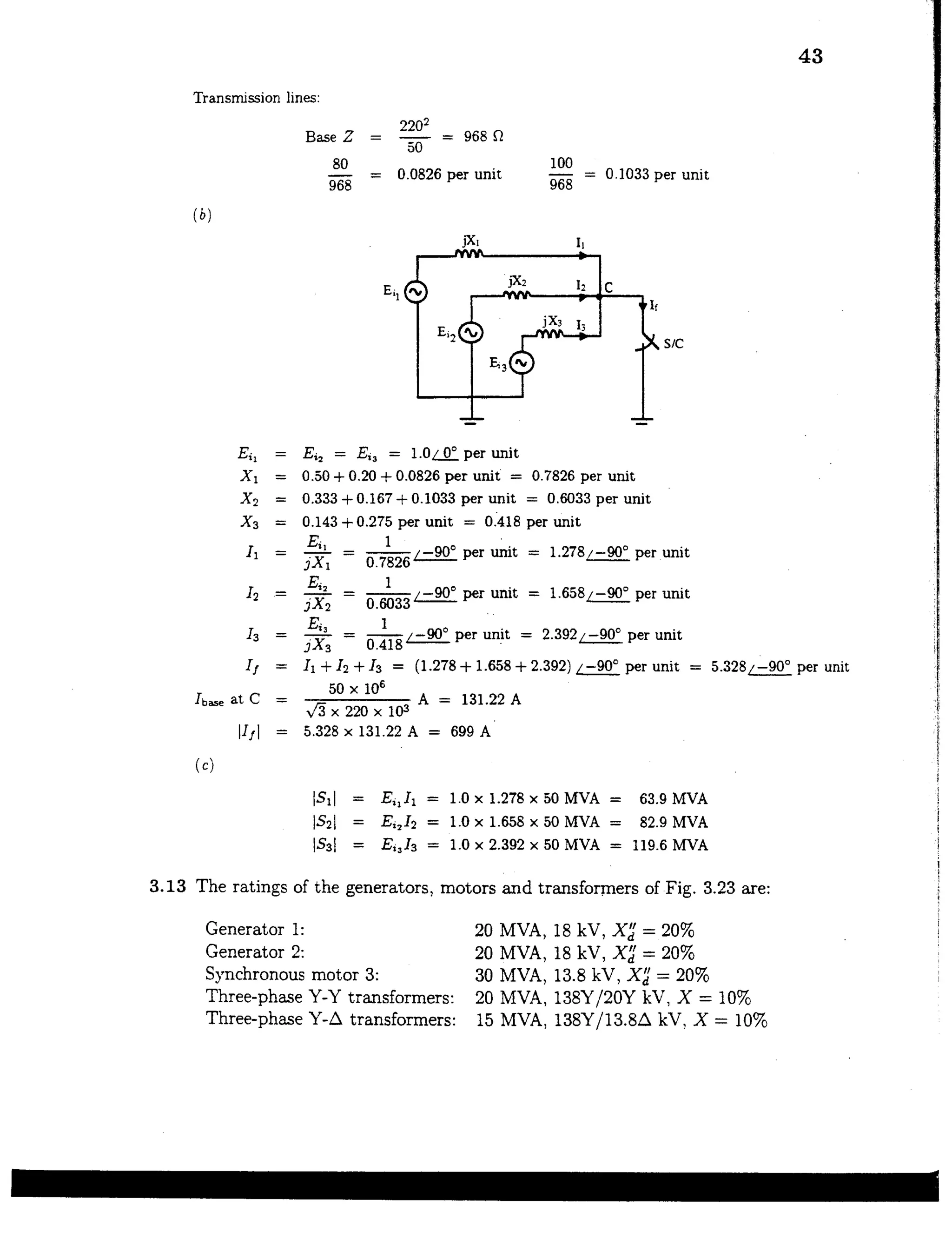 Representation of power system components | PDF