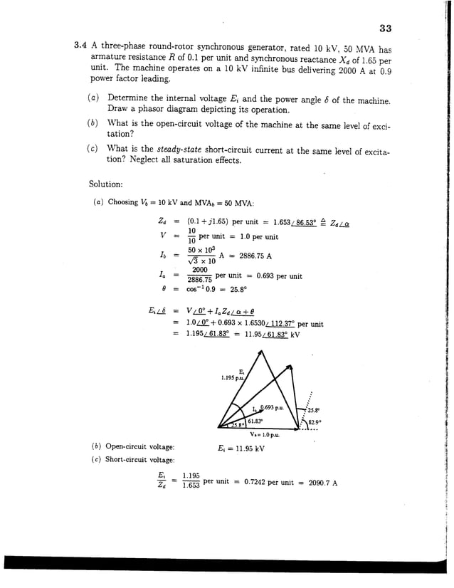 Representation of power system components | PDF