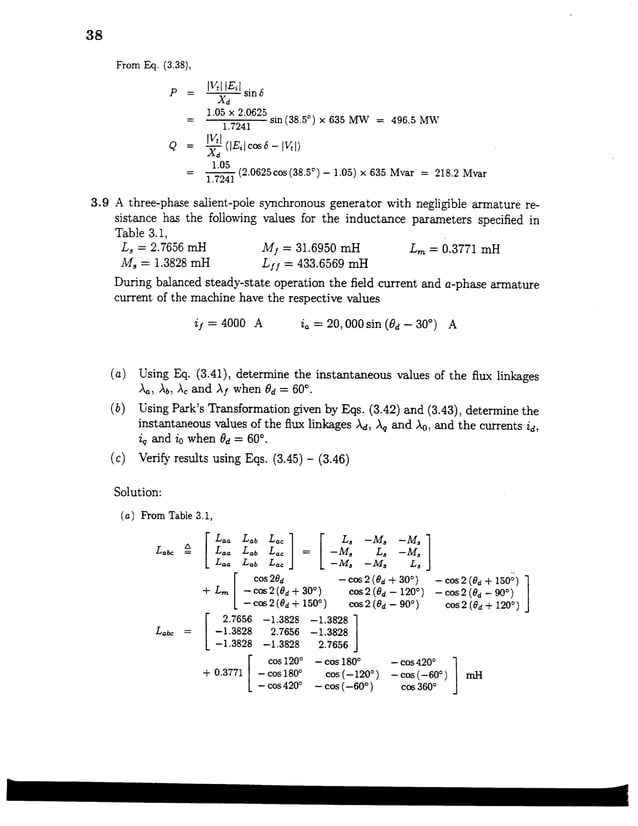 Representation of power system components | PDF
