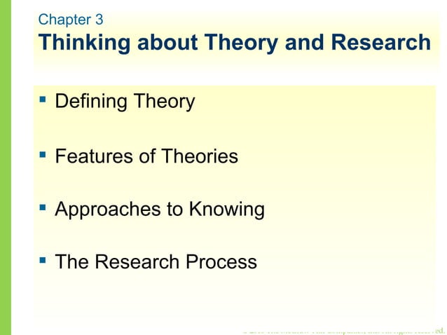 Ch 3.theory and research | PPT