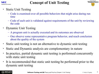 Ch3-UnitTesting sebagai bagian dari software testing | PPT